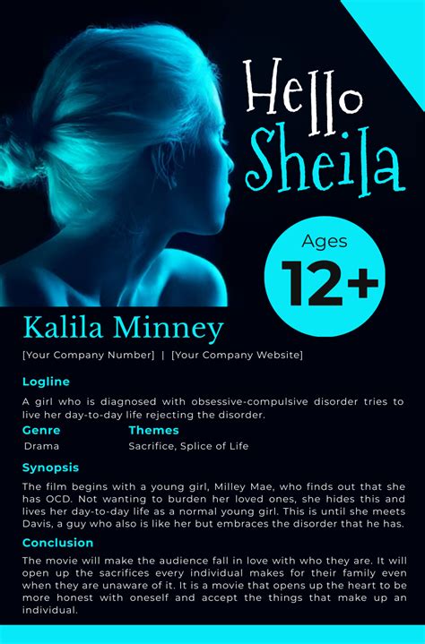 Free Film One Sheet Template To Edit Online