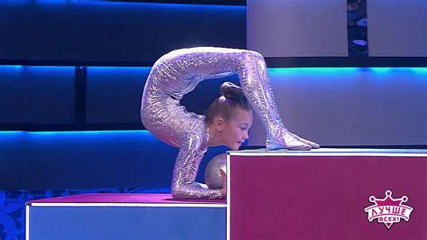 Пластичная гимнастка Устина Абрамова Лучше всех Фрагмент выпуска от 02122018