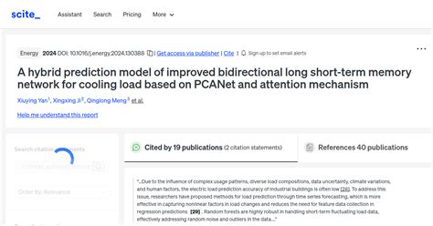 A Hybrid Prediction Model Of Improved Bidirectional Long Short Term Memory Network For Cooling