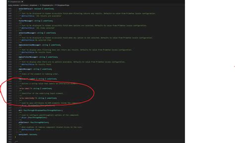 casing and typing issue with aria label and aria labelledby props