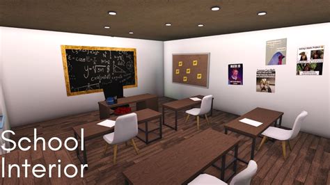 Building A School In Bloxburg Pt 2 Youtube