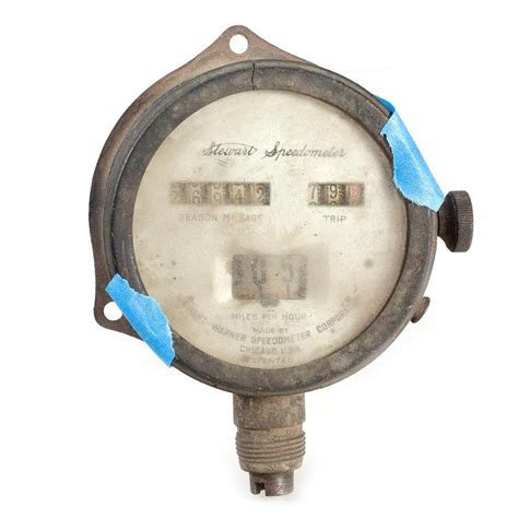 Antique Automobile Speedometer Stewart Warner Speedometer Corporation Chicago U S A