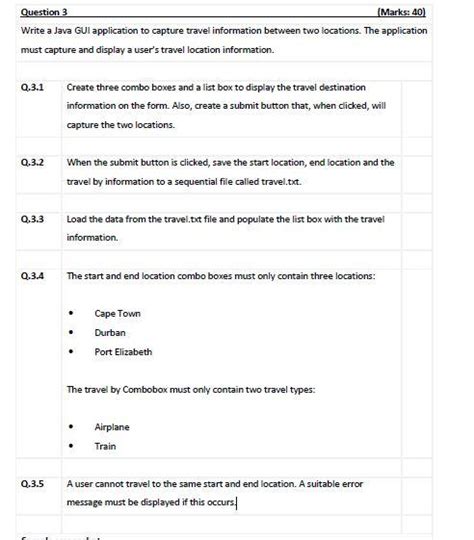 Solved Question Marks Write A Java GUI Application Chegg