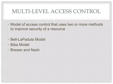 Data Security Authorization And Access Control PPTX