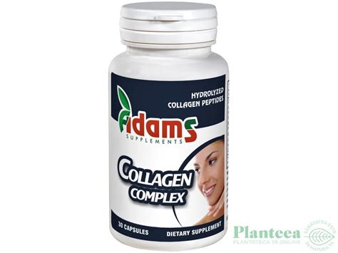 Colagen Complex 750mg 30cps Adams Pret 423 Lei Planteea