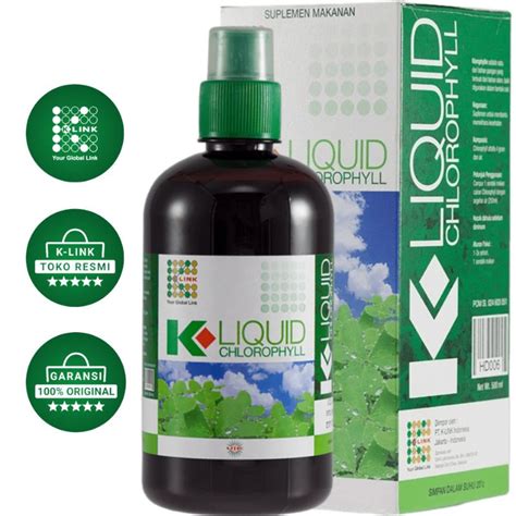 Jual Klink Clorophyl Klorofil Clorofil 500ml Chlorophyll Aslichlorophyl Original Clorophyll K