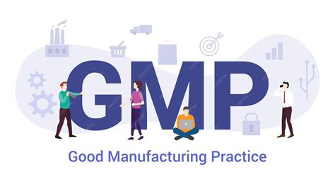 Premium Vector Gmp Good Manufacturing Practice Concept With Big Word