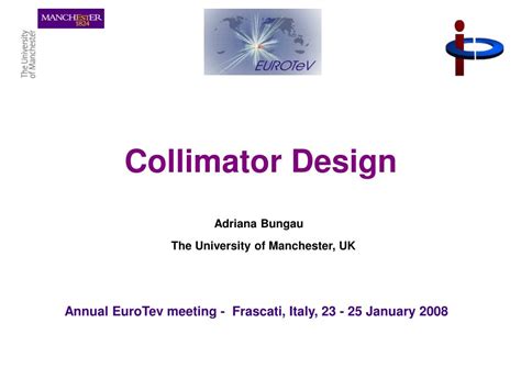 Ppt Collimator Design Powerpoint Presentation Free Download Id5323767