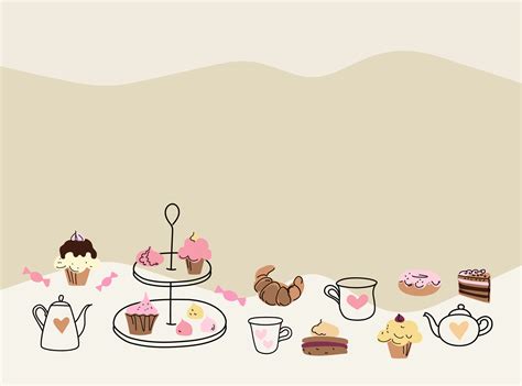 Tea Set Vector 12954445 Vector Art At Vecteezy