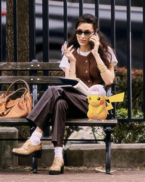 That Time My Pikachu Hung Out With Bella Hadid For Fashion Week Rpokemongo