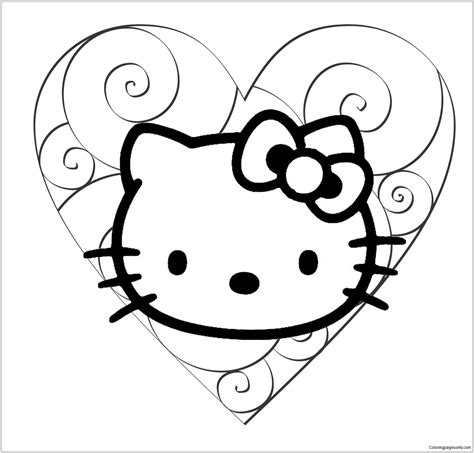 Hello Kitty Printable Coloring