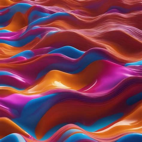 Premium AI Image D Render Plastic Background With Reflections Displacement Surface