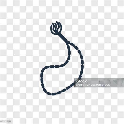 Ikon Vektor Tasbih Muslim Terisolasi Dengan Latar Belakang Transparan