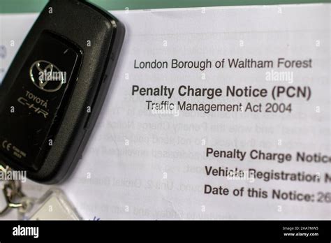 Pcn Penalty Charge Notice Issued By London Borough Of Waltham Forest