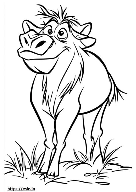 Pumbaa For Coloring