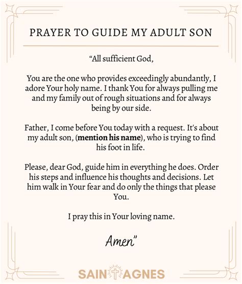 7 Prayers For My Adult Son Bless And Help Him