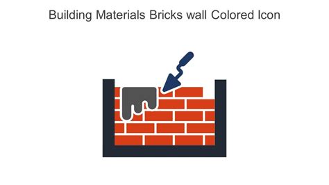 Building Materials Bricks Wall Colored Icon In Powerpoint Pptx Png And Editable Eps Format PPT