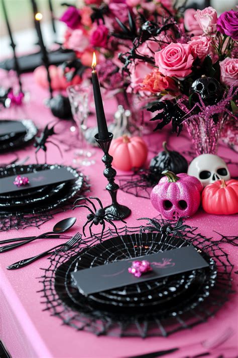 Pink Halloween Decorations To Sweeten Your Spooky Dreamyhomestyle