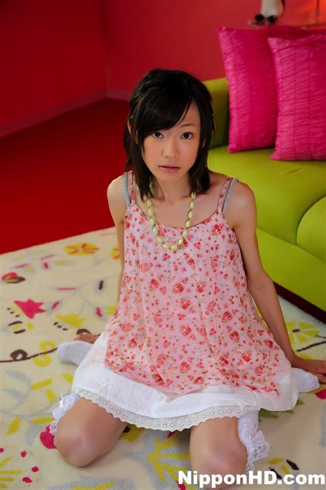 Petite Japanese Girl With A Pretty Face Models Non Nude In Knee Socks