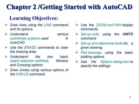 Autocad Lesson Coordinate System Pdf