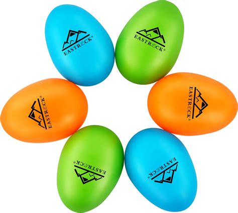 Lovermusic Finish Percussion Wooden Egg Shaped Shakers