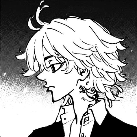 Mikey Tokyo Revengers Manga Lukisan Jepang Seni Manga Seni Gelap