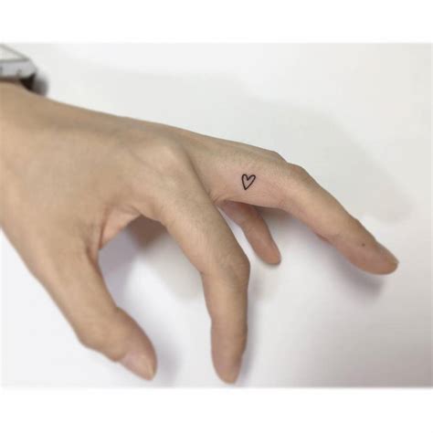 Tiny Heart Tattoo