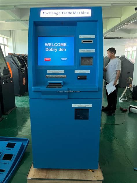 Atm 키오스크 외환 통화 교환 기계