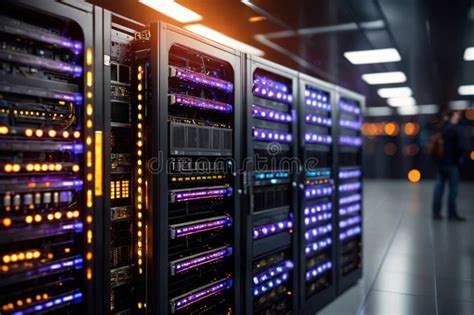 Technology Infrastructure Concept Data Centers Servers And Infrastructure For Digital