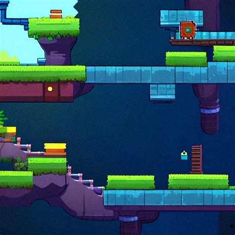2d platformer levels game design free ai art generator