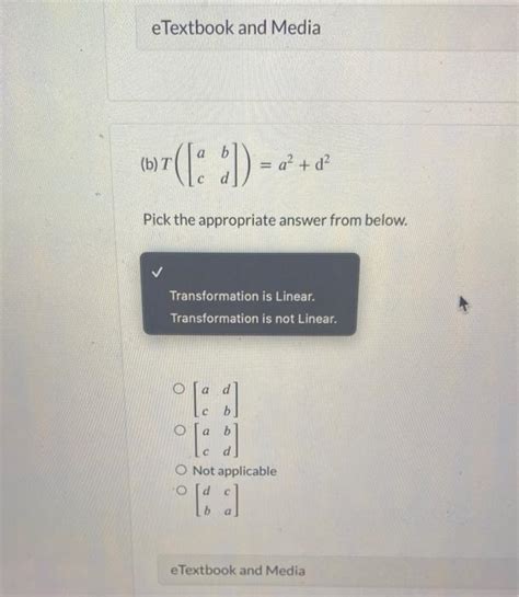 Solved Determine Whether The Mapping T Is A Linear Chegg Com