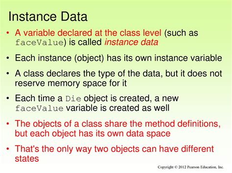 Outline Writing Classes Copyright © 2012 Pearson Education Inc Ppt