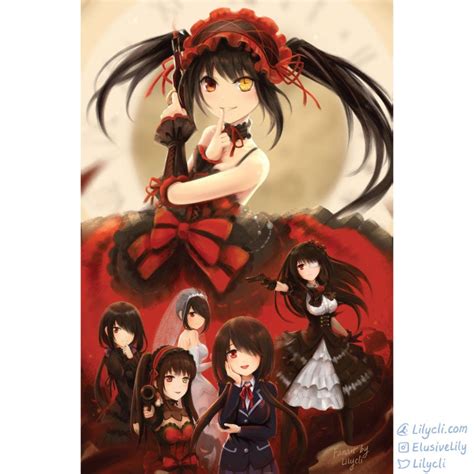 Date A Live Kurumi Poster Print Lilycli And Upbeatpals At