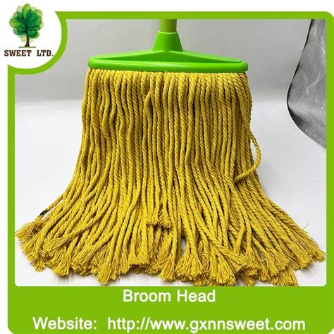 Cleaning Flat Mop Cotton Mop Head Wet Mop With Long Stick Mop Head Mop Head And Wooden Broom