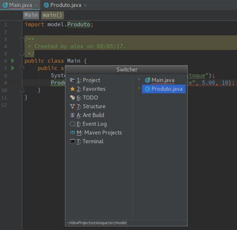 manhas e macetes de intellij idea para quem está começando