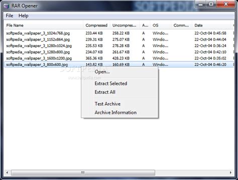 rar opener download softpedia