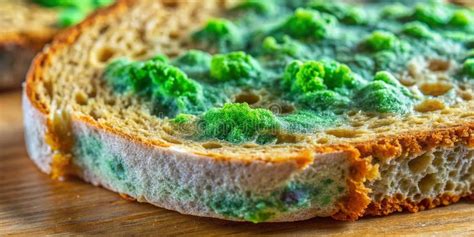 A Microscopic Look At Mold Growth On Bread Examining The Texture Spores