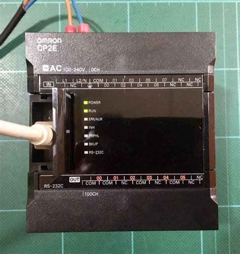 Plc Omron Cp2e E14dr A Series Compact Plc Essential Type 8 Di 6do Relay Output Power