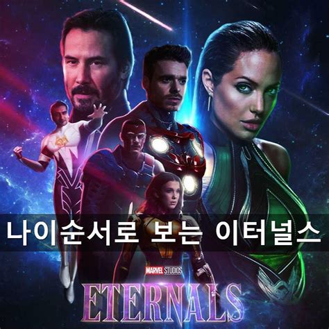 나이 순서로 보는 마블 등장인물 스포없음