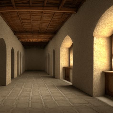 Medieval Castle Hallway