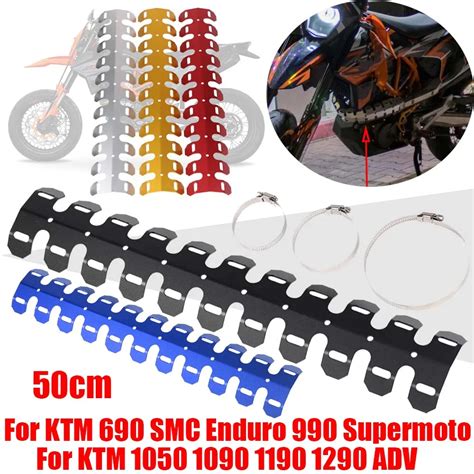 Exhaust Heat Shield Muffler Pipe Protector Cover For Ktm 690 Smc Enduro