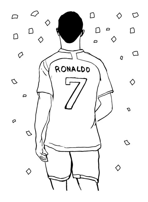 60 Cristiano Ronaldo Coloring Pages Free Printable Pdf And Online
