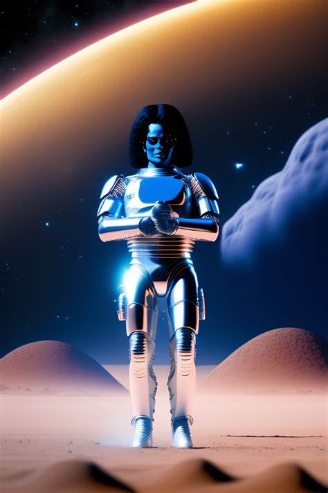 Lexica A Ultra Realistic Draw Of A Cyborg Michael Jackson Without A