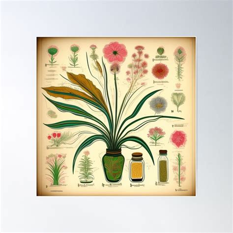 Plants And Portions Classification Chart Poster Wall Art Modern Wall