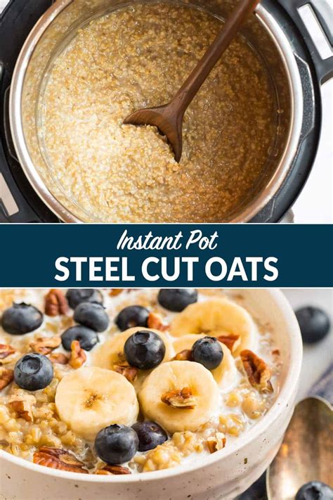 Instant Pot Steel Cut Oats {best Recipe Variations}