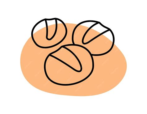 Premium Vector Breads Doodle Icon