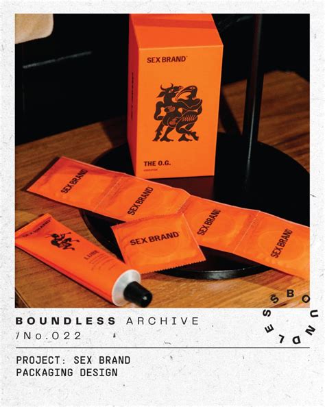 Boundless Archive No 22 Sex Brand Project Packaging Design Sex Positive… Boundless Brand Design