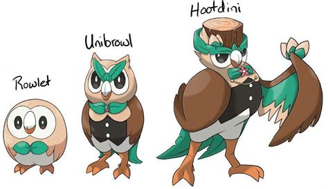 Rowlet Evolution Thoughts Pokémon Amino