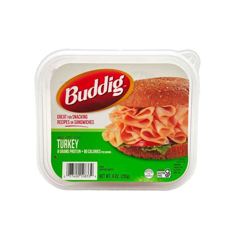 Buddig Smoked Chopped Pressed Turkey 9oz