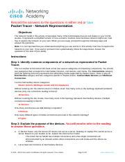 Understanding CCNA Network Concepts With Packet Tracer Course Hero